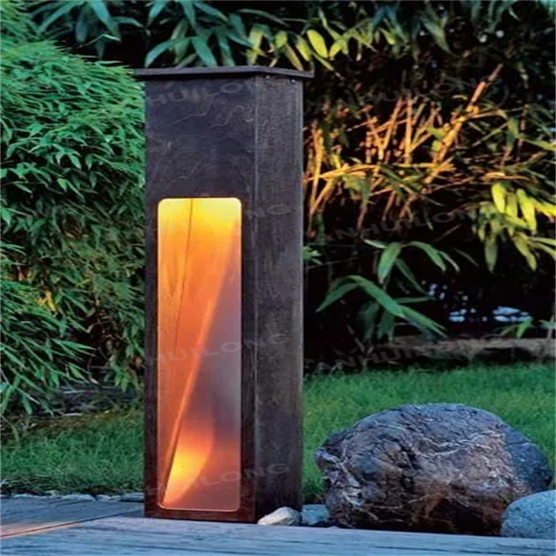 Customized corten steel lighting For Metal Art-Corten Steel Lights
